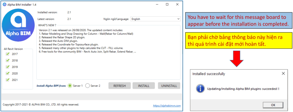 HƯỚNG DẪN CÀI ĐẶT & KÍCH HOẠT ALPHA BIM | Alpha BIM